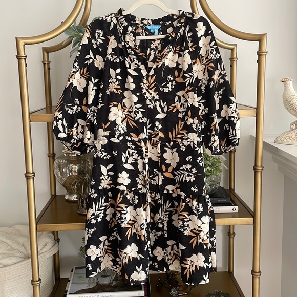 Draper James | Dresses | Draper James Suzy Midi Dress In Midnight ...